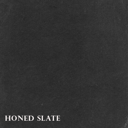 Slate Back Panel with cut out - bespokemarblefireplaces