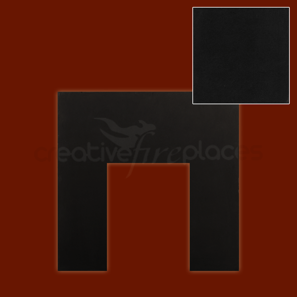 Black Granite Back Panel standard size 37 in x37 in with fire cut out ...